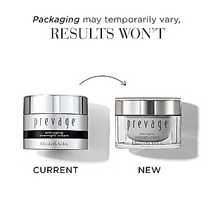 Elizabeth Arden PREVAGE Anti Aging Night Cream, Intensive Overnight Face Cream for Women, Helps Minimize Lines, Wrinkles, and Sun Damage, Works Overnight to Repair and Rejuvenate Skin, 1.7 oz Jar