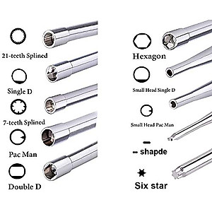New (10pcs) Carburetor Adjustment Tool Screwdriver Kit + Cleaning Tool for Adjusting 2 Cycle Small Engine Carb Trimmer Weed Eater Chainsaw