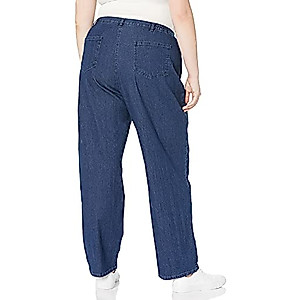 Ruby Rd. womens Plus-size Classic 5-pocket Fly Front Denim Jean Pants, Indigo, 16 US