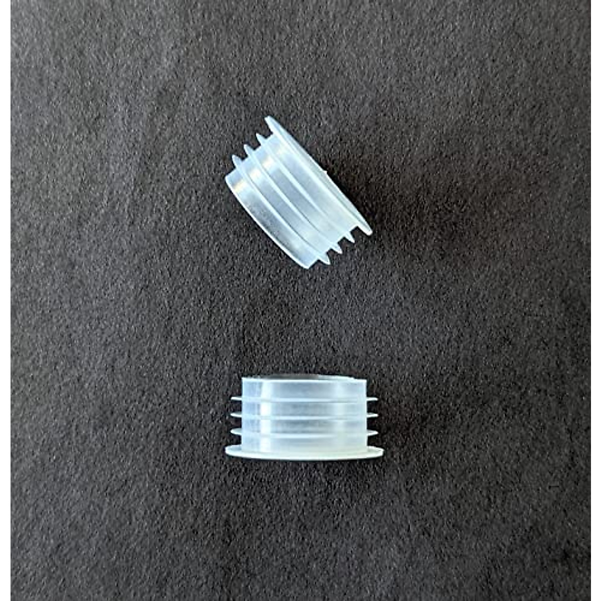 Plastic Stopper Replacement Plug for Salt and Pepper Shakers, Flower Pots, Bottles, Pipes etc 3/4'' (Small top, 2 pcs), White