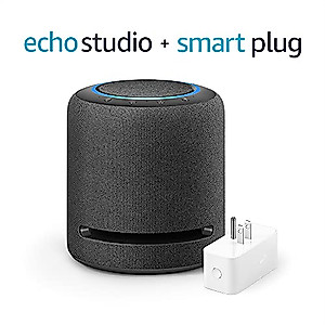 Echo Studio (Charcoal) with Amazon Smart Plug