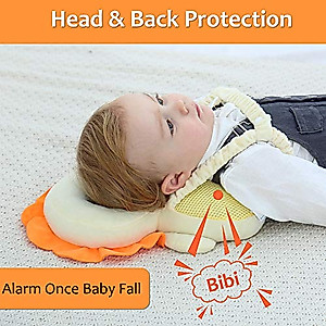 Baby Head Protector & Baby Knee Pads for Crawling, Toddlers Head Safety Pad Cushion Adjustable Backpack, Baby Back Protection for Walking & Crawling, for Age 5-24months, Cute Lion