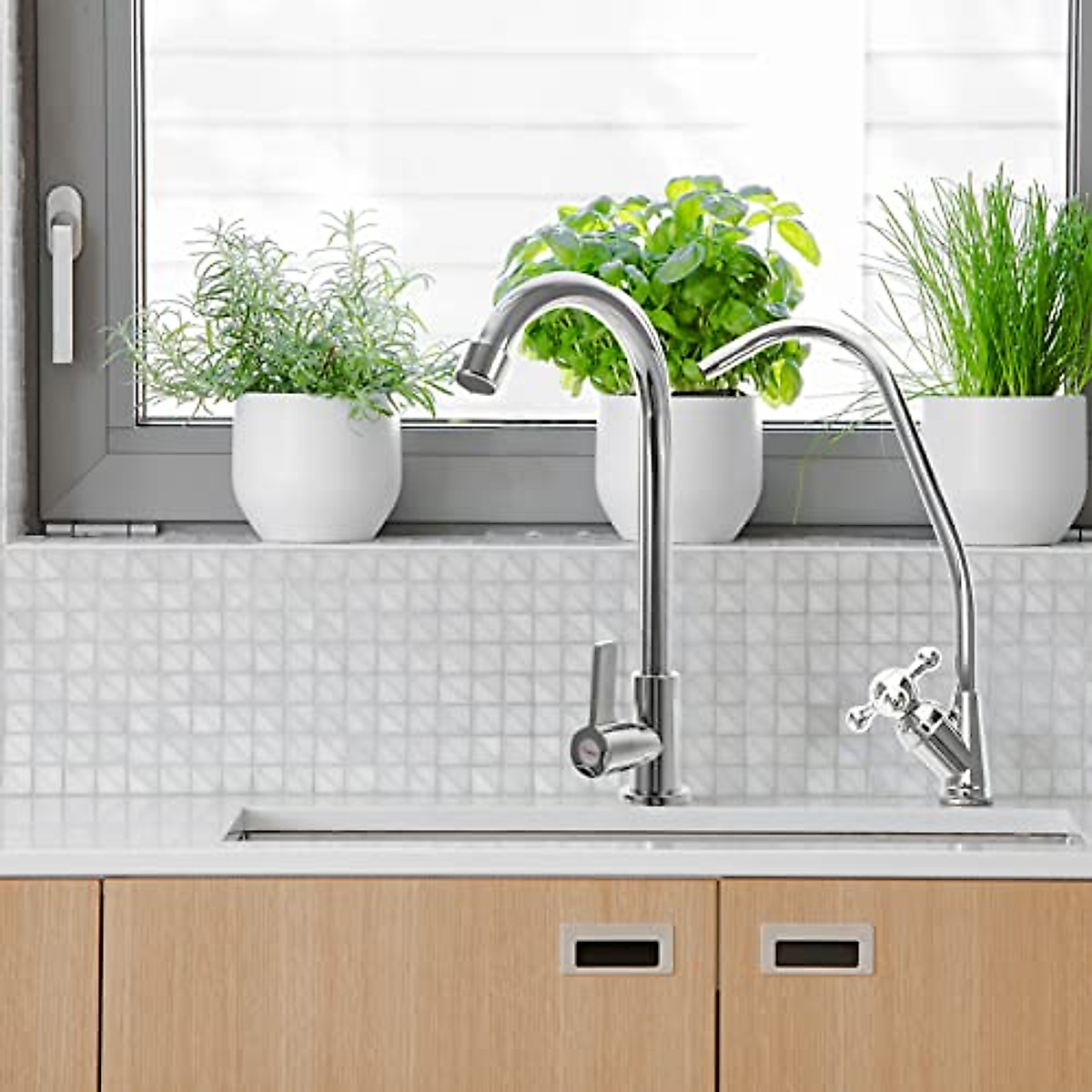 SOLUSTRE Faucet Taps Water Spigot Filtration Systems Tap Water Tap Stainless Steel Water Dispenser