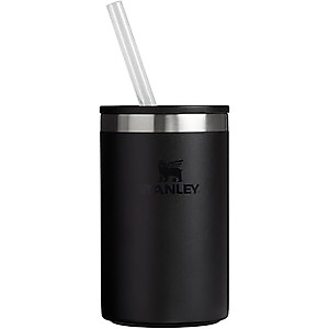 Stanley Everyday Can Cooler Cup 10 oz | Beer, Seltzers, Soda, and Energy Drinks | Doubles as Tumbler | Insulated Stainless Steel Drink Holder | BPA-Free | Matte Black