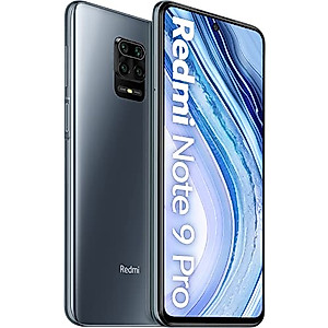 Xiaomi Redmi Note 9 Pro Smartphone - 6.67" DotDisplay,6 GB + 128 GB, 64 MP AI Quad Camera, 5020 mAh (type) NFC, Grigio (Interstellar Grey)