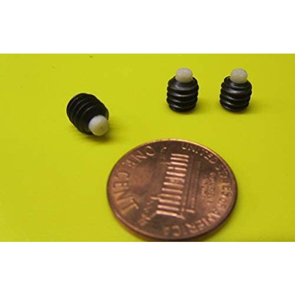 Black Oxide Steel Nylon Tip Set Screw 1/4"-20 x .250" Thread Length 25 pcs