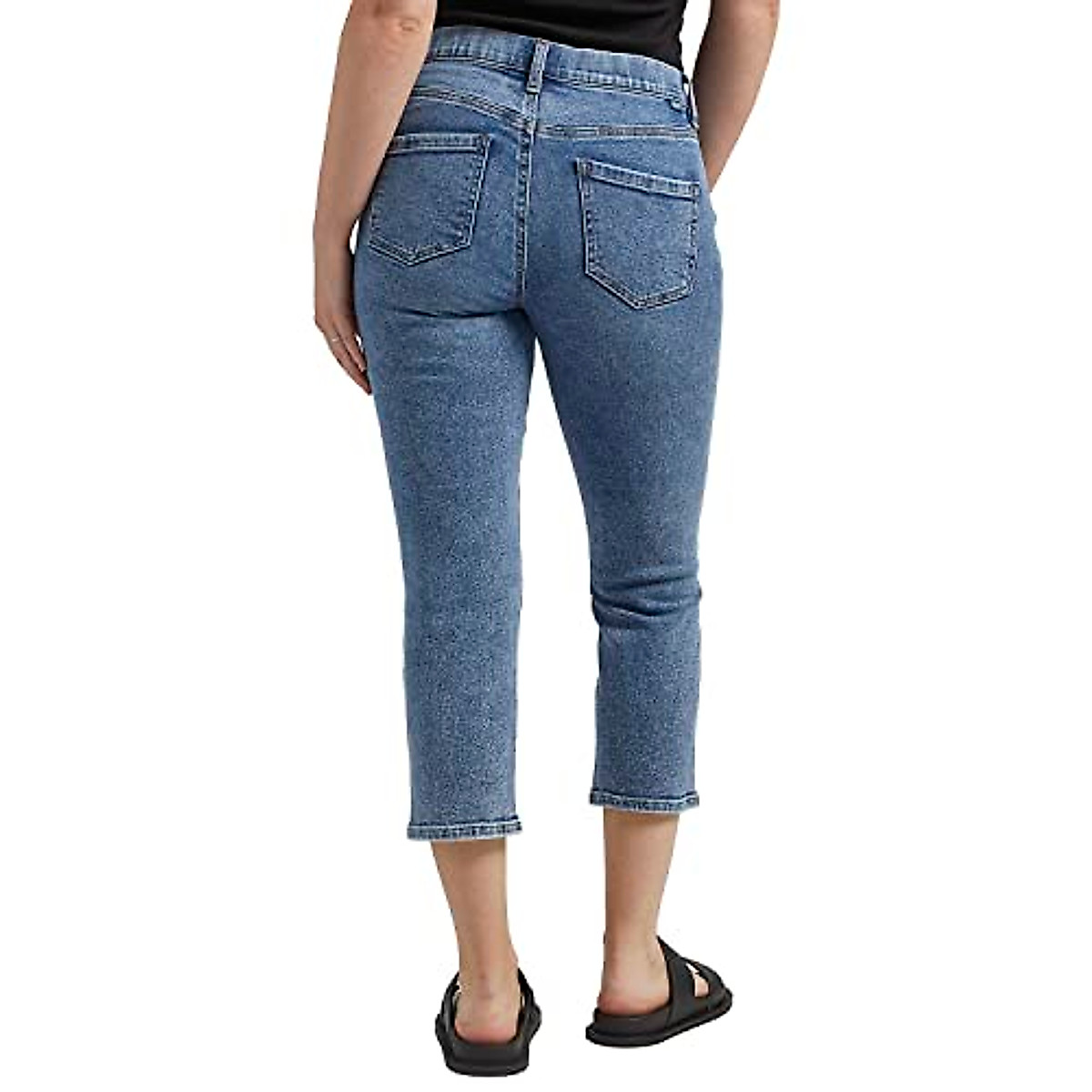 JAG Jeans Women's Maya Pull-On Capri Jean, Del Mar