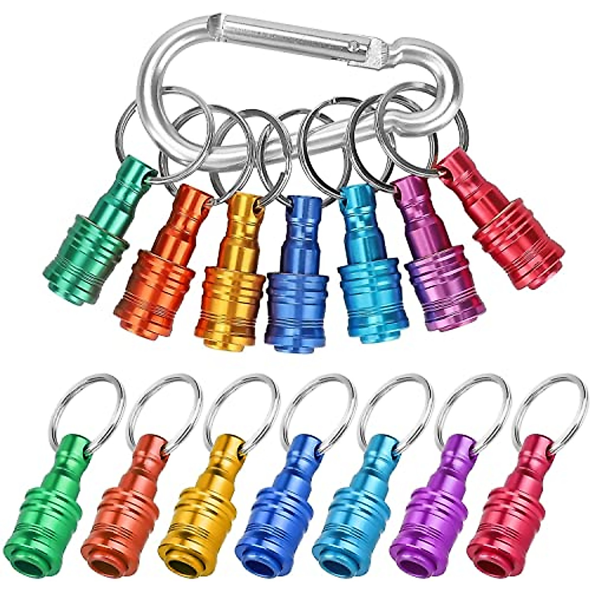 7PCS 1/4inch Shank Screwdriver Bits Holder + Universal Socket Grip Tool Gifts for Men