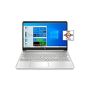 hp 15.6" FHD Laptop for Business & Student, AMD Athlon Silver 3050U (up to 3.2GHz, Beat i5-7200U), 8GB RAM, 256GB SSD, AMD Radeon Graphics, Windows 10 + Microsoft 365