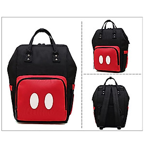 KIKYOU Diaper Bag Backpack,Waterproof Maternity Nappy Bag Changing Bags, larger, BAG01-a