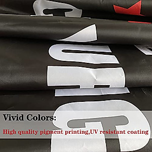 Jayus Let's Go Brandon Flag 3x5 Double Sided, Heavy Duty 3Ply Black FJB Flags with Brass Grommets for Outdoor Indoor Decor