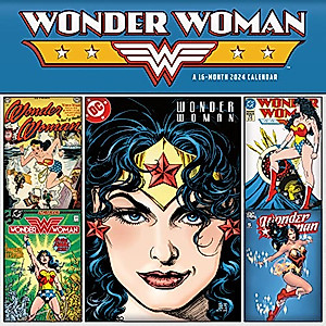 2024 DC Comics Wonder Woman Wall Calendar & Push Pins
