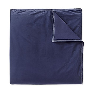 Lacoste Washed Solid Duvet Set, Indigo Blue, King (16270312)