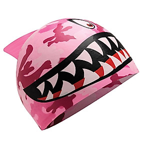 TYR Jr. Sharkfin Silicone Cap, Pink
