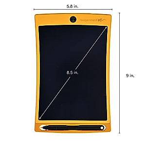 Boogie Board Jot Reusable Writing Tablet for Adults, 8.5" Digital Notebook with Instant Erase, Digital Notepad with Magnets, Note Taking Tablet for Work or School, Gold