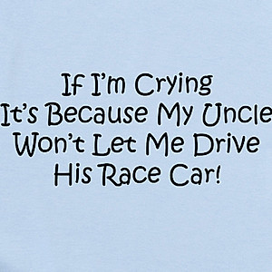 CafePress My Uncles Race Car Infant Bodysuit Cute Infant Bodysuit Baby Romper Sky Blue