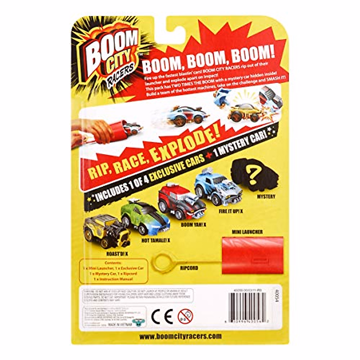 Boom City Racers - 2 Pack - Exclusive Car Fire it up! X and A Surprise ...