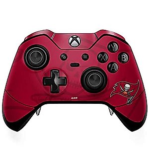 Skinit Decal Gaming Skin compatible with Xbox One Elite Controller - Officially Licensed NFL Tampa Bay Buccaneers Double Vision Design