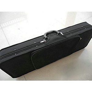MOSLOM Nylon Black Square 4/4 Acoustic Square Violin Case & bags
