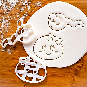 Sperm & Egg cookie cutters, 2 pieces - Bakerlogy