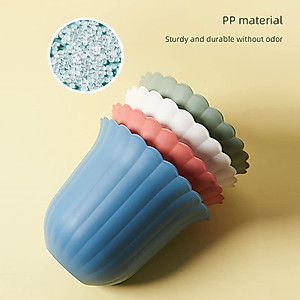 Mokylor 4 Pack Hanging Trash Can, Hanging Kitchen Waste Bins Over-Cabinet Trash Can, Collapsible Hanging Small Plastic Garbage Bowl Collecting Food Scraps for Bedroom Bathroom Office Camping