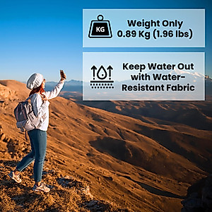 Nordace Eclat Smart Travel Backpack for Men & Women with USB Charging Port, Water Resistant - Light & Durable Laptop Backpack for Everyday, Hiking, Work - 15.6 Inch (Grey)