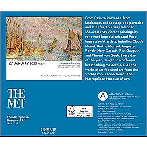 Impressionism and Post-Impressionism 2023 Day-to-Day Calendar