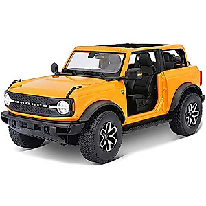 Maisto Diecast Cars 2021 Ford Bronco Badlands Orange Metallic Special Edition 118 Diecast Model Car by Maisto 31457