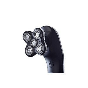 Ghost Shaver Electric Razor - Wet/Dry 5 Head Cordless USB/C Type Plug Rechargeable Rotary Shaver