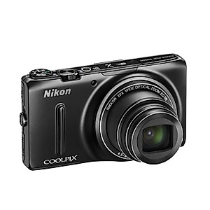 Nikon COOLPIX S9500 Wi-Fi Digital Camera with 22x Zoom and GPS (Black) (OLD MODEL)