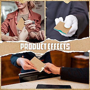 500 Pack Credit Card Paper Sleeves 2.4 x 3.5 Inches Hotel Key Card Holder Sleeve Blank Gift Card Envelopes Small Gift Card Holder Debit Card Protector for Office Business Card ID Cards Holders