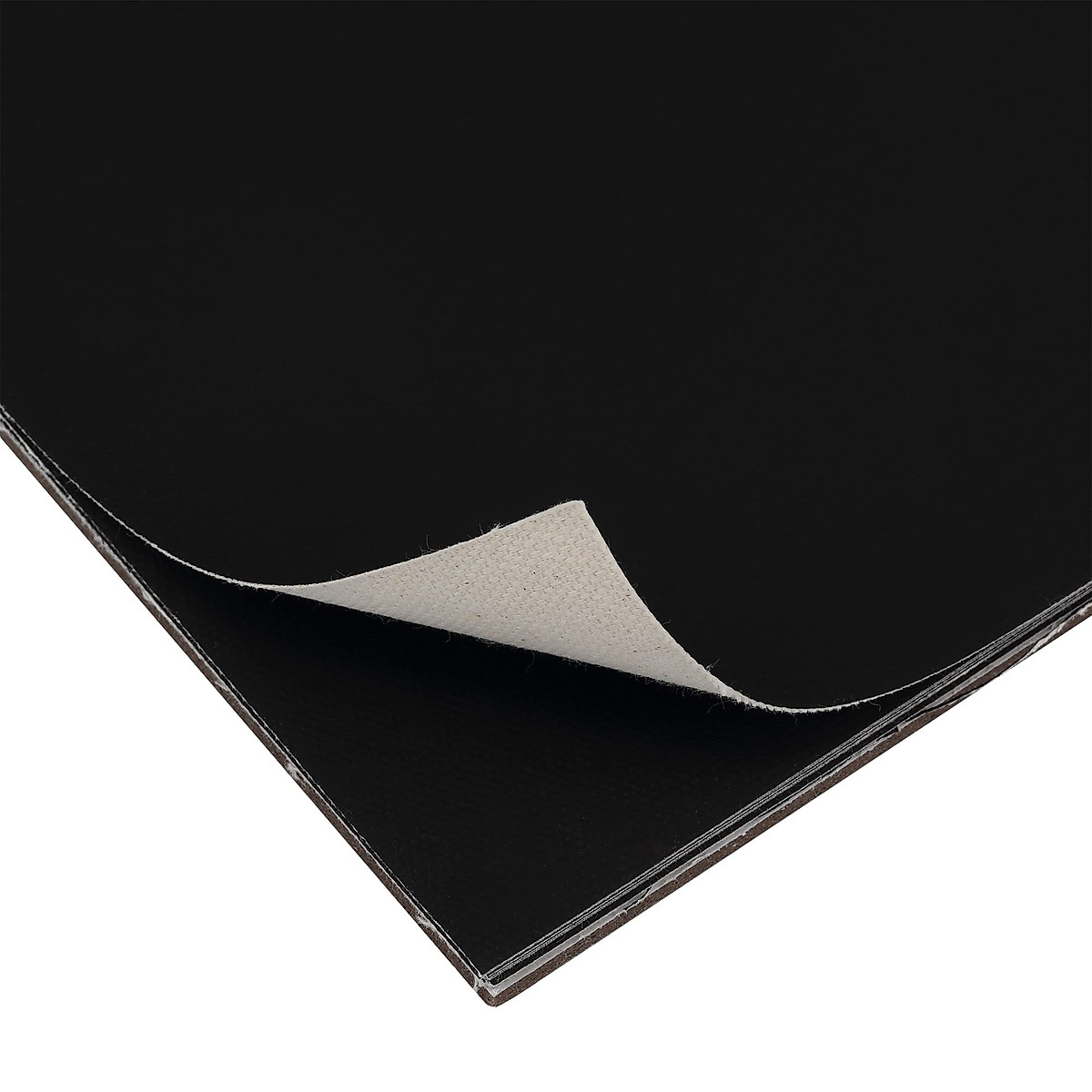 Paramount Universal Primed Premium Cotton Black Canvas Pads - Black - 12" x 16" - 10 Sheets - Universal Double Primed Cotton Canvas Pads for Students, Drawing, Painting, Travel, & More