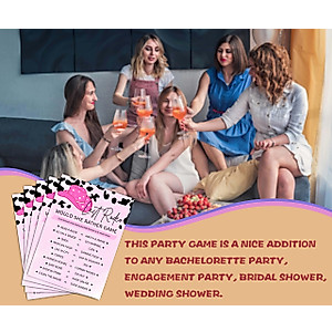 Last Rodeo Bachelorette Game - Nashville Cowgirl Bridal Shower Games - Would She Rather Wedding Shower Games Ideas - Country Engagement Party Games Supplies & Activities - 25 Game Cards(01)