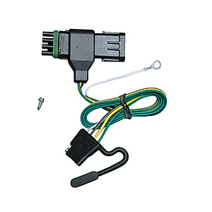Tekonsha 118315 T-One® T-Connector Harness, 4-Way Flat, Compatable with 1988-1999 Chevrolet C1500, 1988-1999 Chevrolet C2500, 1988-2000 Chevrolet C3500, 1988-1999 Chevrolet K1500, 1988-1999 Chevrolet K2500, 1988-2000 Chevrolet K3500, 1988-1999 GMC C1500,