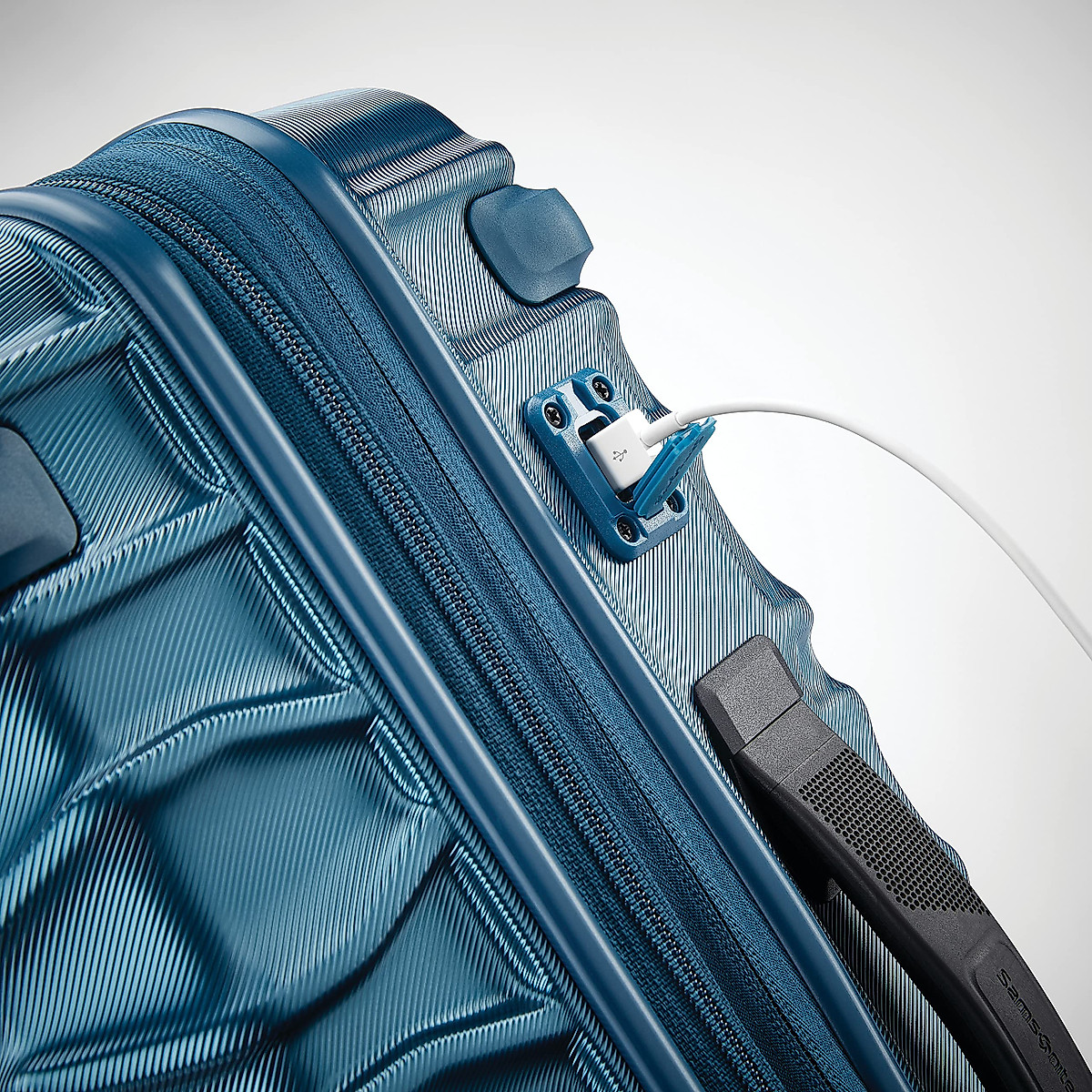 Samsonite Stryde 2 Hardside Expandable Luggage with Double Spinner Wheels, Carry On Glider, Deep Teal