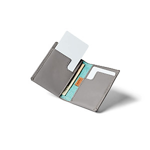 Bellroy Slim Sleeve (Slim Leather Bifold Wallet) - Grey Lagoon