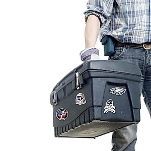 Funny Hard Hat Stickers 105 PCS, Waterproof Vinyl Decals for Tool Box Helmet Hood Hardhat, Patriotic Sticker for Men Adults, Mechanics, Welders, Construction, Union, Military, Electrician, Oilfield