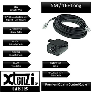 Xtenzi Bass Gain Volume Knob Control Remote XTBR14 Compatible with Hifonics Amplifiers HFR-3