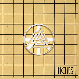 Nordic Runes - Valknut cookie cutter, 1 piece - Bakerlogy