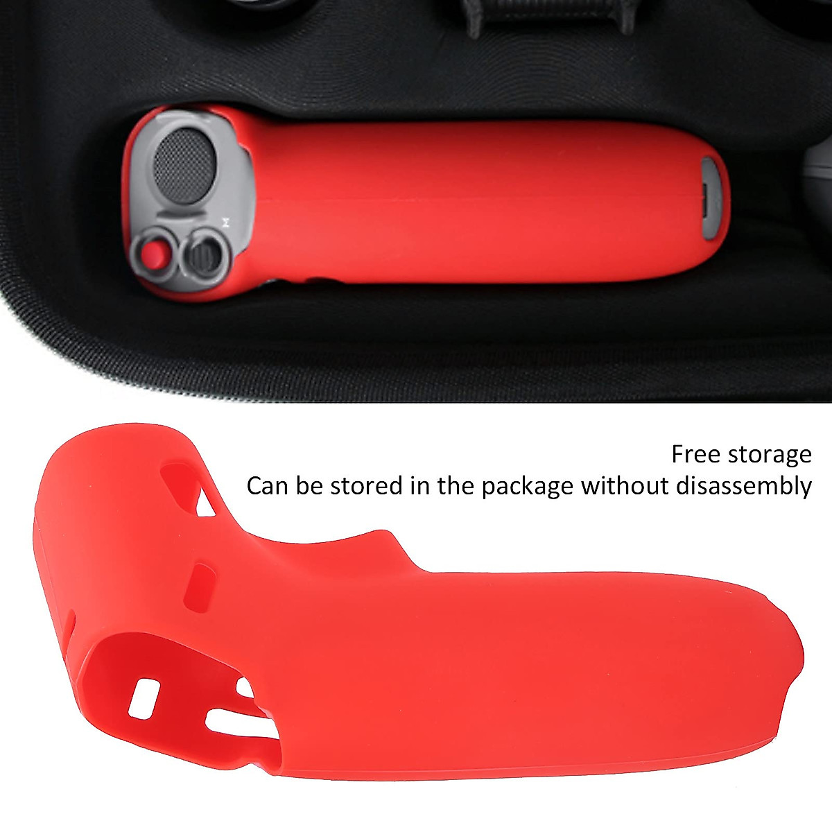 Protective Sleeve for FPV, Soft Joystick Protective Cover Joystick Cover for FPV for FPV Gel Protective Sleeve Accessories for FPV(red)