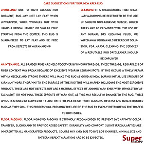 Super Area Rugs Pura Braided Wool Rug Extra Soft Reversible Living Room/Bedroom Carpet, Walnut, 2' x 3' Oval