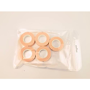 EBANKU 5 Rolls Eyelash Extension Tape, Eyelash Tape for Lash Extension Breathable Micropore Fabric Tape for Eyelash Extension Supplies (9m/10 Yards)