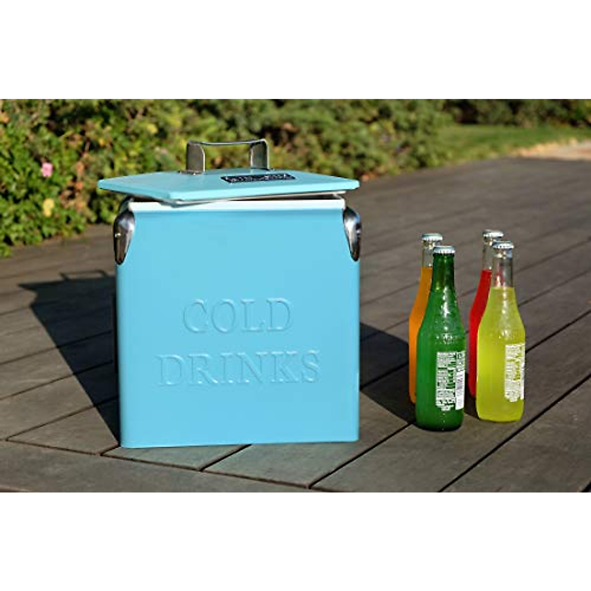 Permasteel PS-205-14QT Turq-AM 14 Quart Portable Picnic Cooler, Turquoise