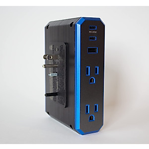 Sony XR55A95L 55 Inch QD-OLED 4K UHD Smart Google TV with AI Upscaling with a 5S-PS4-US1 4-Outlet Power with Omniport USB (2023)