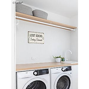 Lost Socks Seeking Solemates 20X30 cm Metal Retro Look Decoration Plaque Sign for Home Kitchen Bathroom Farm Garden Garage Inspirational Quotes Wall Decor