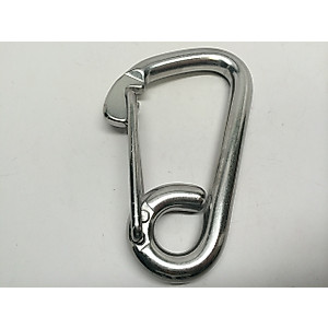 Marine Boat SS316 Rigging Secure Safety Spring SNAP Hook with Eye 5"X3"