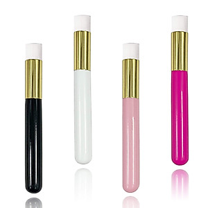 4 Pcs Lash Shampoo Brushes, Peel Off Blackhead Brush Remover Tool, Nose Pore Deep Cleaning Brush, Facial Cleansing Brushes, Eyelash Extensions Blackhead Brush Washing Brush