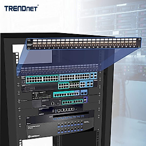 StarTech.com Wall Mount and TRENDnet 24-Port Blank Keystone Patch Panel Bundle