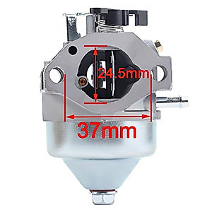 HIPA GCV190 Carburetor with for Honda GCV 190 GCV190A GCV190LA Engine HRB217 HRX217 HRX217K1 HRX217K2 Lawn Mower 16100-Z0Y-813 Spark Plug