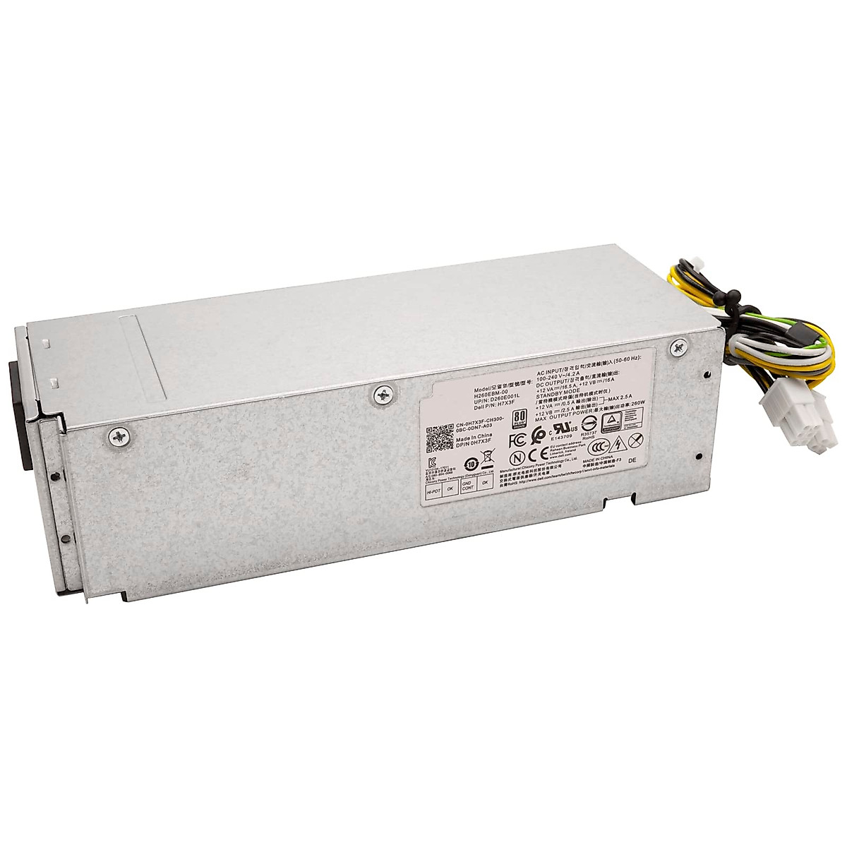 Power Supply Replacement for H260EBM-00 0H7X3F H7X3F Compatible with Dell Optiplex 3060 5060 7060 260W